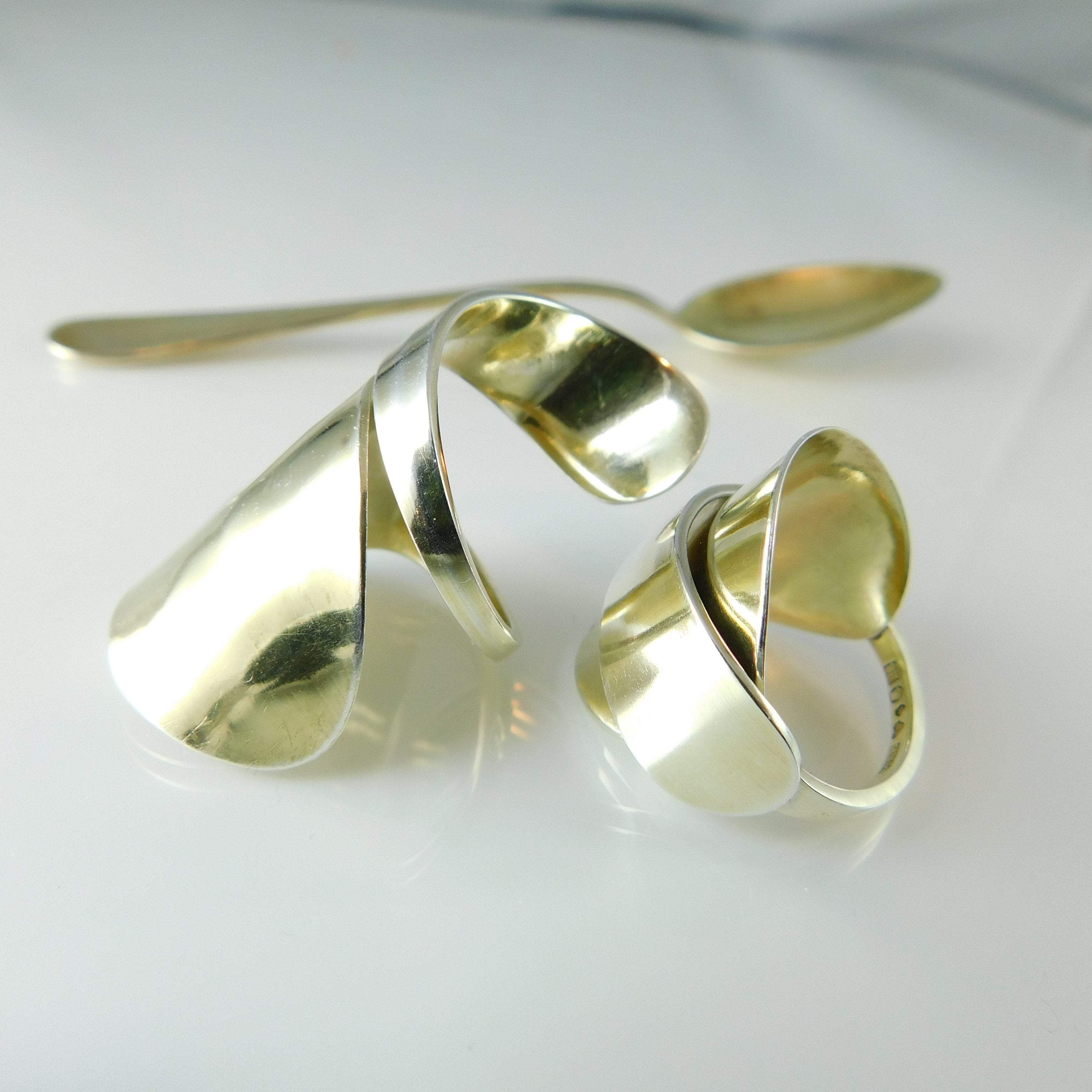 Spoon Ring Silhouettes: Shapes & Styles of Silver Spoon Rings made fro ...